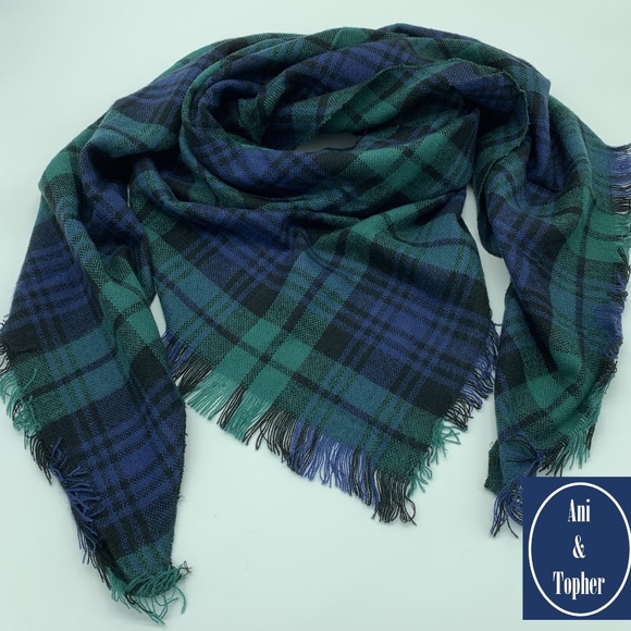 Ani and Topher | Accessories | New Blanket Scarf Triangle Plaidtartan ...